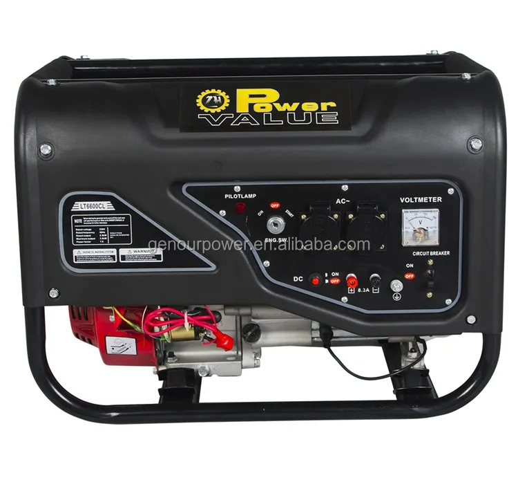 Electric Gasoline Generator Single Phase, Generator 3 kw for Sale ...