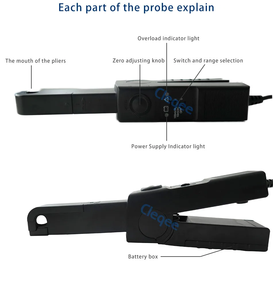 High Performance A622 Current Probe Oscilloscope Probe For Tektronix 100khz 100a Pu Source