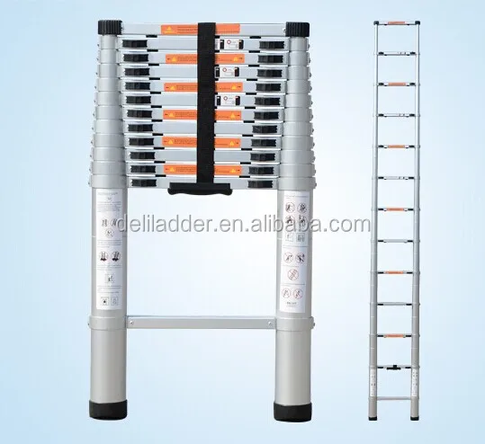 Compact Folding Adjustable Portable Aluminium Telescopic Ladder (2 ...