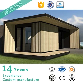 Germany Good Quality Premade Single Slope Roof Prefab Modular House One ...