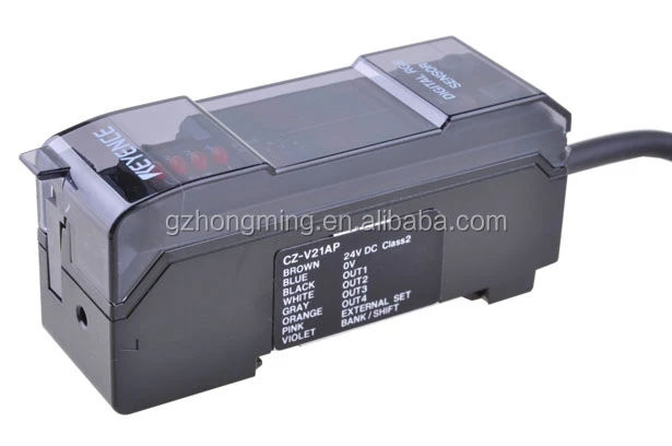 Keyence Fiber Sensor Cz-v20 Series Cz-v21ap Keyence Rgb Digital Fibre ...