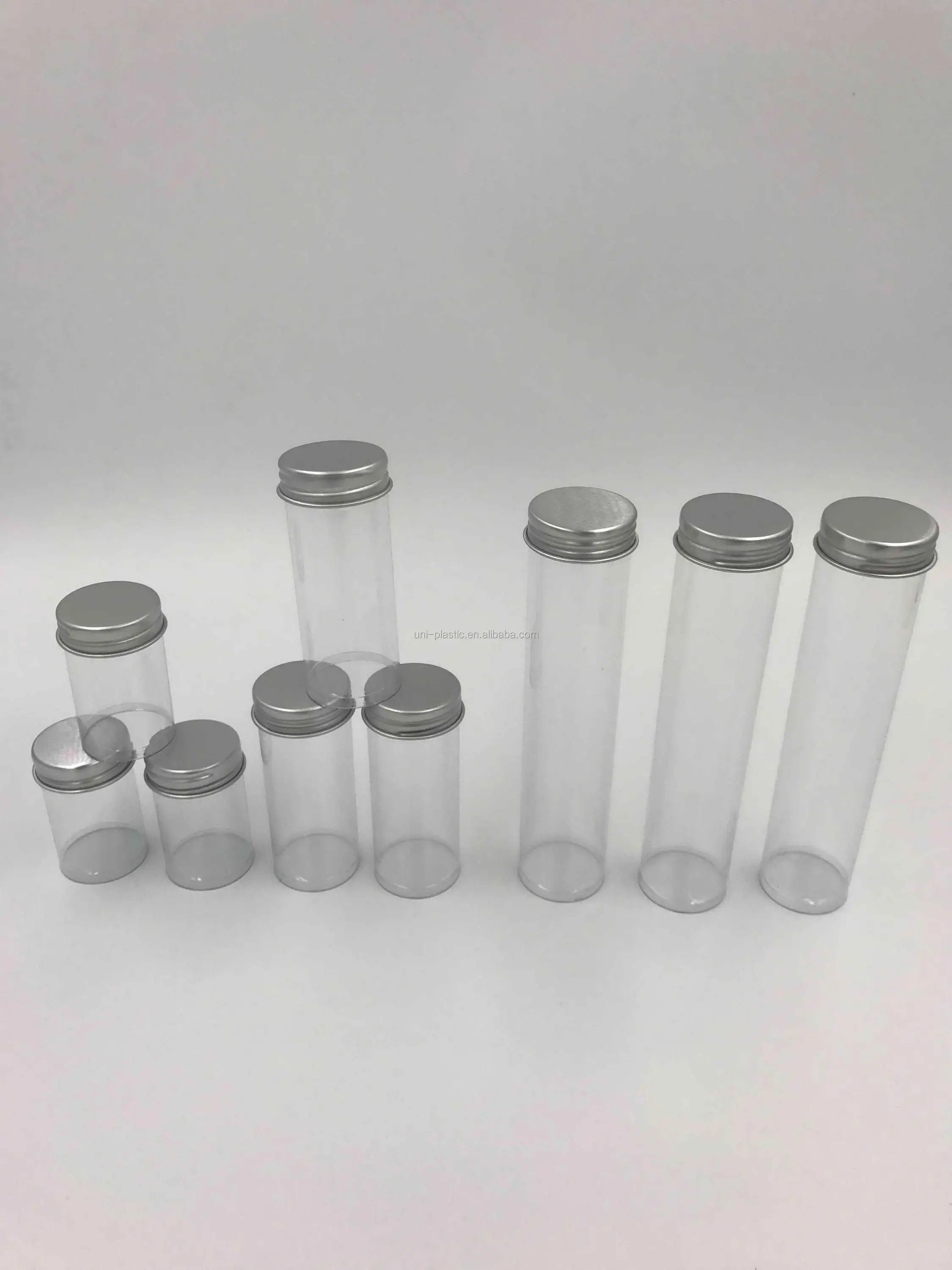 Clear Tube With Screw Aluminum Cap - Buy Test Tubes With Screw Cap ...