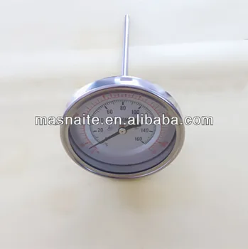 75mm Full Stainless Steel Magnetic Temperature Gauge - Buy Magnetic ...