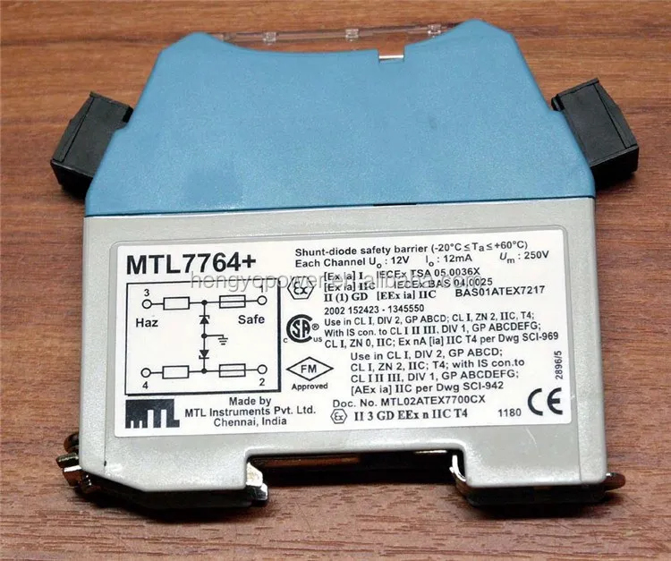 Mtl7700 Series Din-rail Mounting Safety Barriers Mtl7764+ Shunt-diode ...