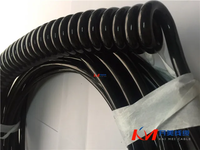 Spiral Coiled Ethernet Cable Cable Spiral,Pu 8*1.5 Spiral Cable,Power ...