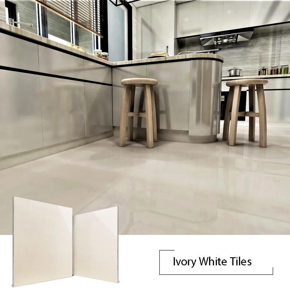 Super White Polished Porcelain Floor Tiles From Tile