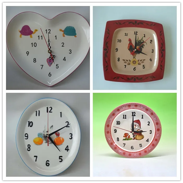 Antique Custom Handmade Digital Alarm Clock Ceramic Wall Clock - Buy ...