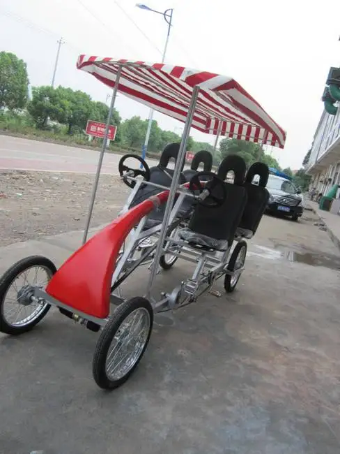 DELUXE ELECTRIC 4SEATER ROADSTER BIKE WITH LED LIGHTS SURREY ...