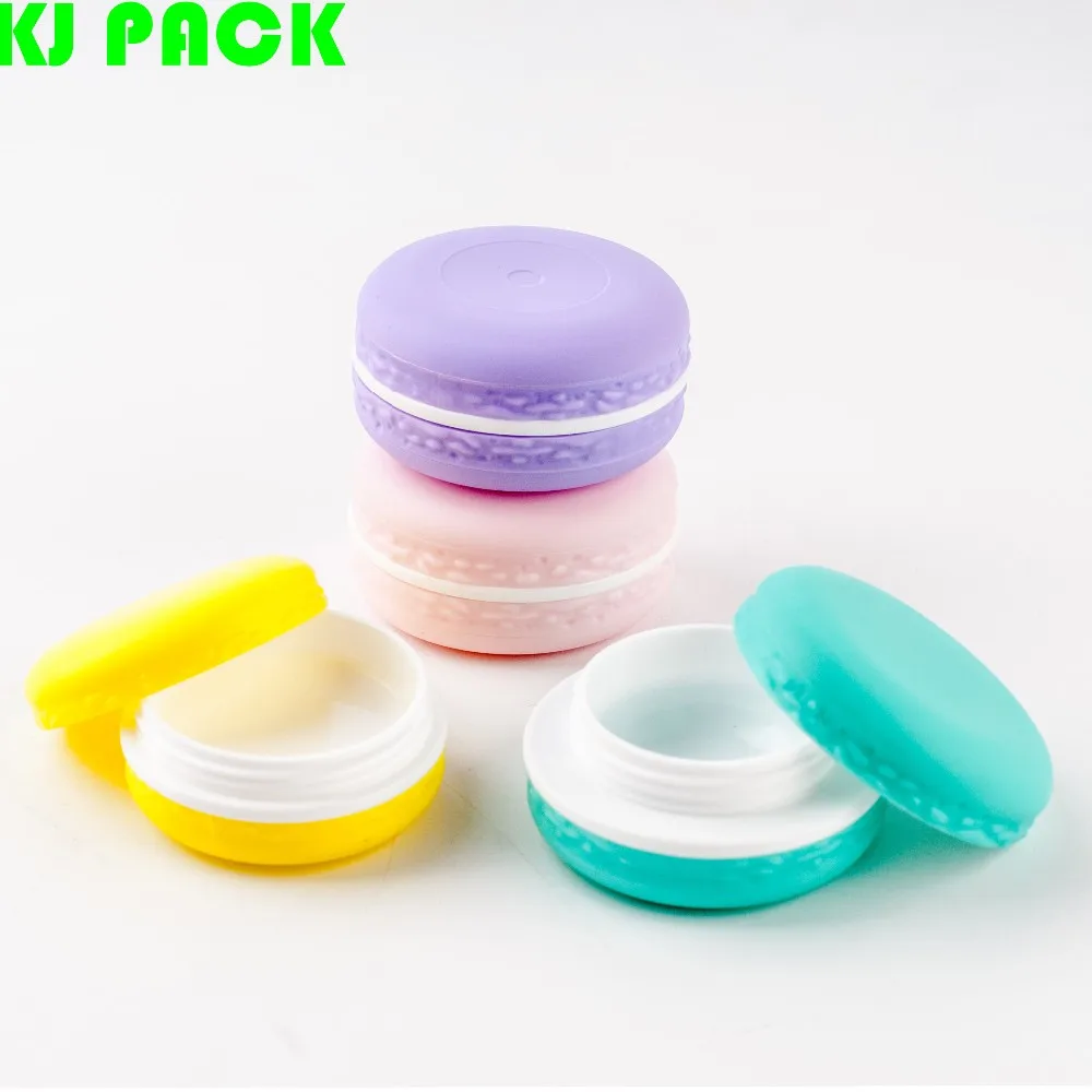 Cosmetics Cream Macaron Lip Balm Jar - Plastic Cosmetic Packaging, Oem
