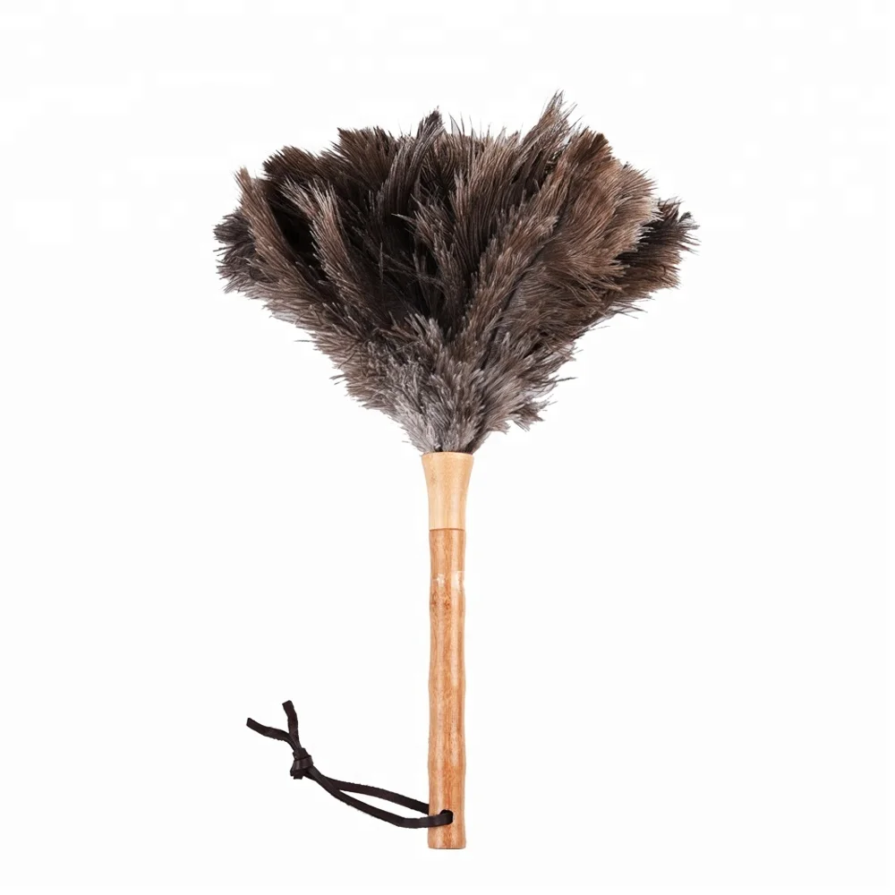 China Wholesale China Manufacturer Ostrich Feather Duster With Bamboo ...