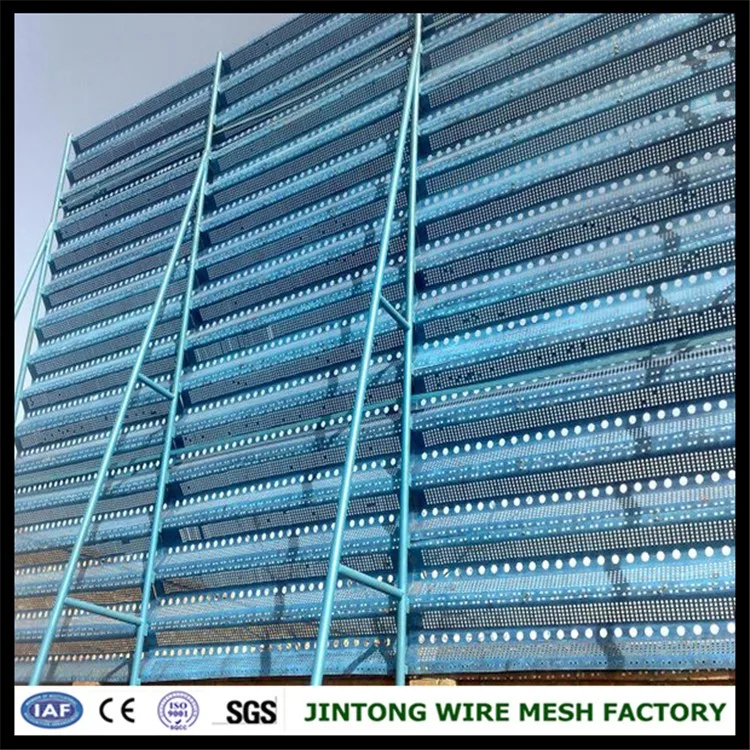 Different Type Wind Dust Nets Perforated Metal Mesh Flexible Windproof ...