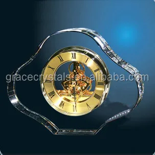 Desk Top Crystal Pyramid Clock - Buy Crystal Pyramid Clock,Crystal Mini ...