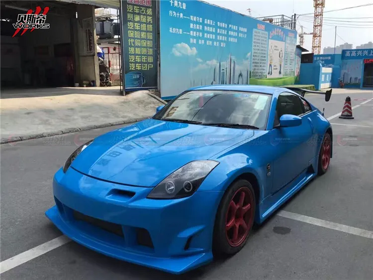 Darwinpro ING Style Body Kit for 03-08 350Z - Black Fiber Glass