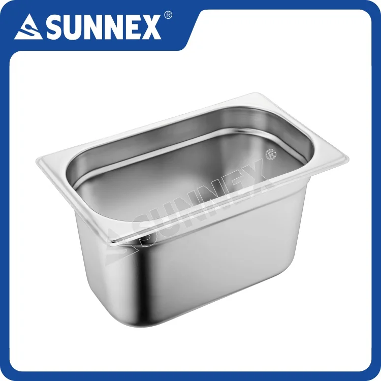 Sunnex Stainless Steel Food Container GN Pans Gastronom