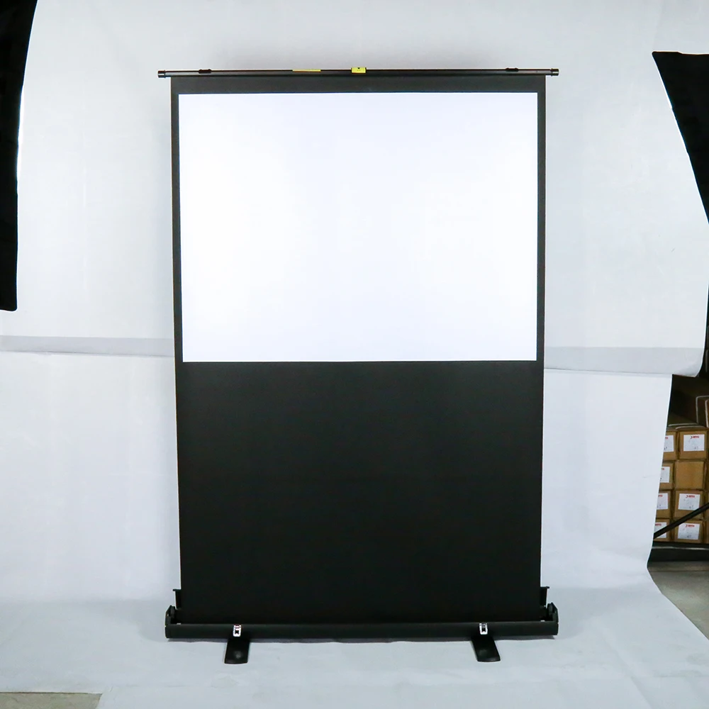 Pico Manual Floor Standing Projector Screen - 60 Inch