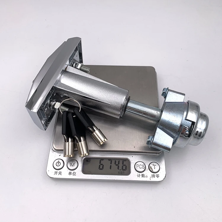 SF2001 T Handle Lock for MK200 Vending Machine - Bright Chrome Zinc Alloy