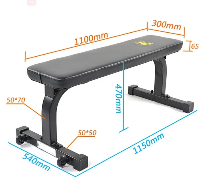 Multi Function Weightlifting Flat Bench - Adjustable & Durable