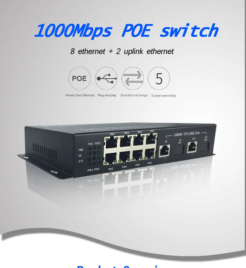 Oem Branded 8-port Gigabit Sfp Switch - Buy 8-port Gigabit Sfp Switch ...