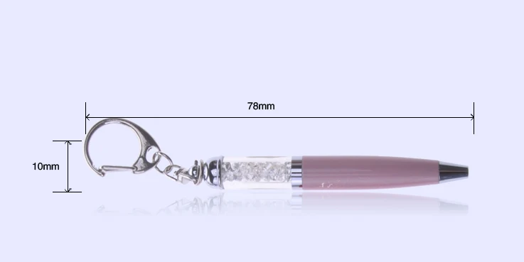 Beautiful Twist Crystal Mini Key Chain Pen,Pen Gift,Metal Key Chain ...