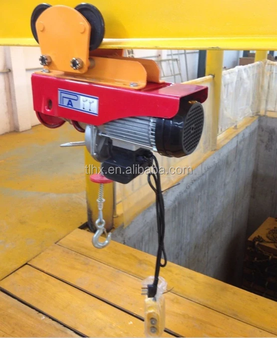 6m Lifting 1 Ton Electric Hoist With A Trolley 220 Volt - Buy Electric ...
