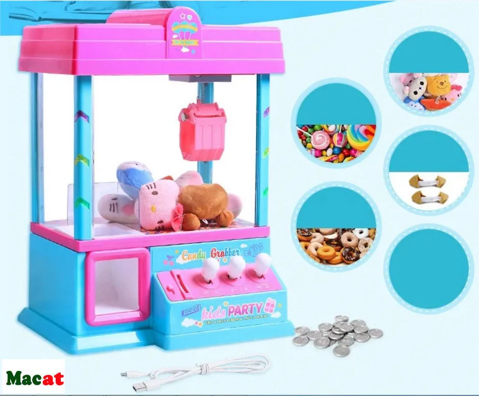Clip Doll Machine Candy Toys - Buy Candy Packing Machine,Music Candy ...