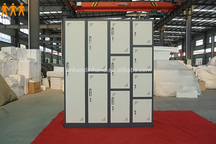 Large Capacity 2-Door Steel Locker Cabinet - Customizable Metal Storage ...