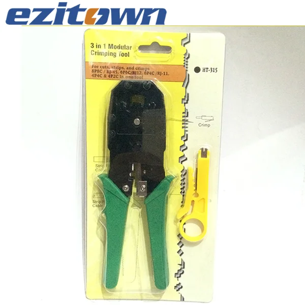 Ht-315 Telecom Multifunctional Connector Crimping Pliers Rj10 Rj11 Rj12 ...