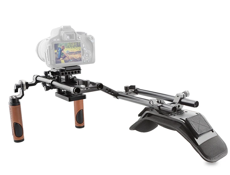 Profession Aluminum Dslr Video Shoulder Rig For Dslr And Camcorder ...