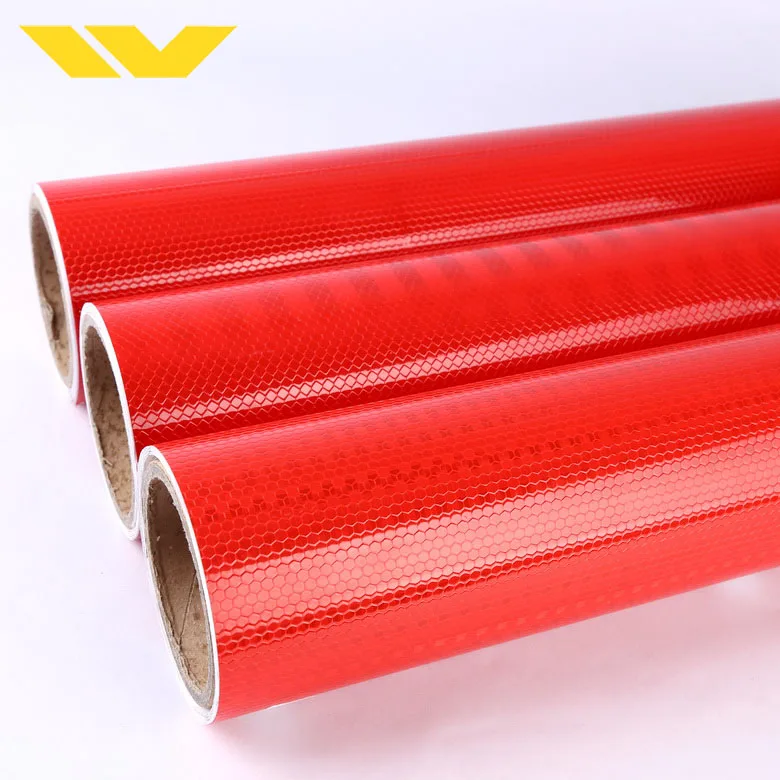High Quality Red Reflective Vinyl Rolls for Signs