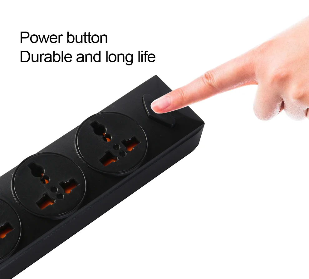 BST-01 EU Standard Plug 2/3 Gang Power Socket with 4 Way USB