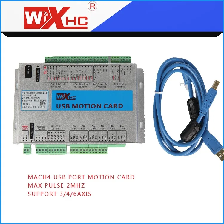 Mach4 CNC Motion Controller Card Breakout Board - 2000KHZ