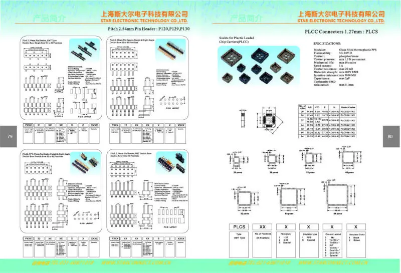Smd Pin Header Smt Header 2.54 Pitch 2.0 Pitch 1.27 Pitch - Buy Smd Pin ...