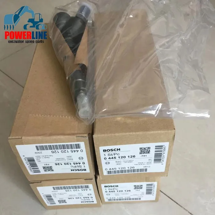 Engine Model D04FR Common Rail Engine Fuel Injector 0445120126 ...