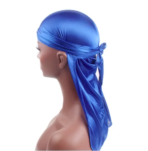 Men's Silky Durags Bandanas Turban Hat Wigs Doo Men Satin Durag Biker ...