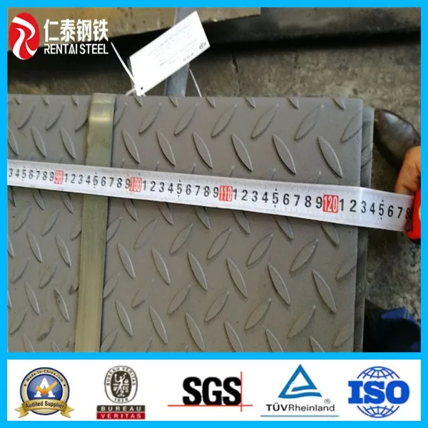 6mm Chequered Plate Weight Checkered Plate RENTAI STEEL