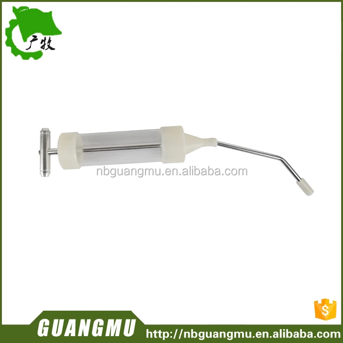 Veterinary Injection Syringe Injector Squirt Uterine Cleaner Pig Hog ...