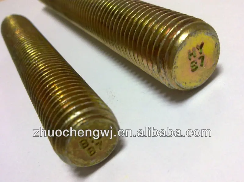 Astm A193 B7 A194 2h Stud Bolts And Nuts - Buy A193 B7 Stud,A193 B7 And ...
