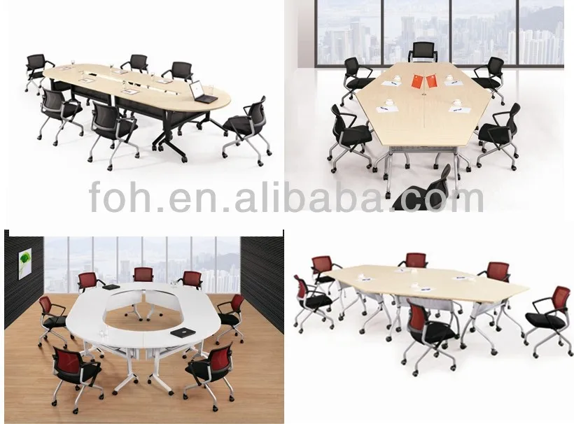 Movable Round Training Table Modular Design (fohls711-12) - Buy Round ...
