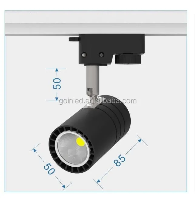 CE ROHS 10W 12W COB LED Track Spotlight - Dimmable 2700K