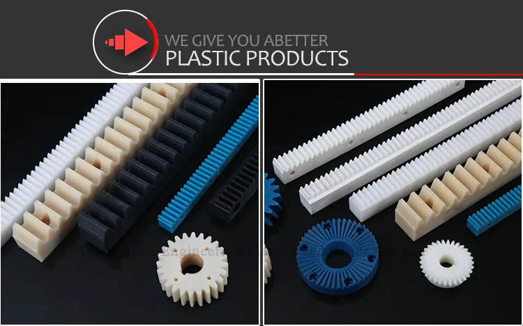 Professional Supply Cnc Flexible Nylon Gear Rack And Pinion Mc Nylon ...