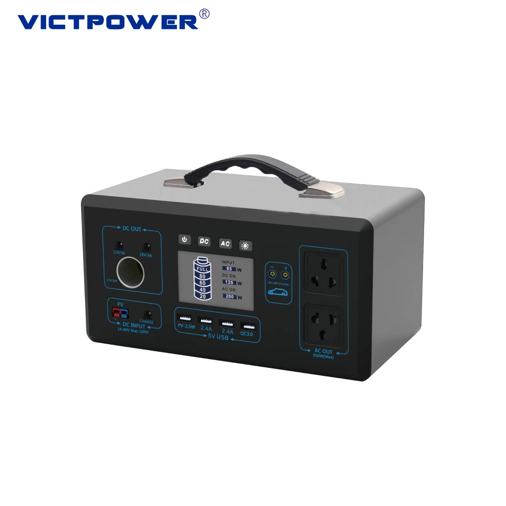 Rechargeable Battery Ac 220v/110v Lithium Ion Battery Pack 450w ...