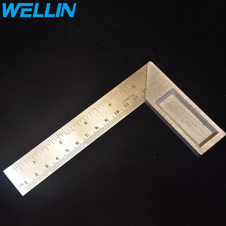 Printed Try 6" Steel Ruler Combination L Shape Steel Ruler - Buy L ...