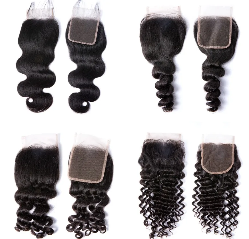 Guangzhou Supplier Drop Shipping Raw Virgin 360 Frontal Closure Loose ...