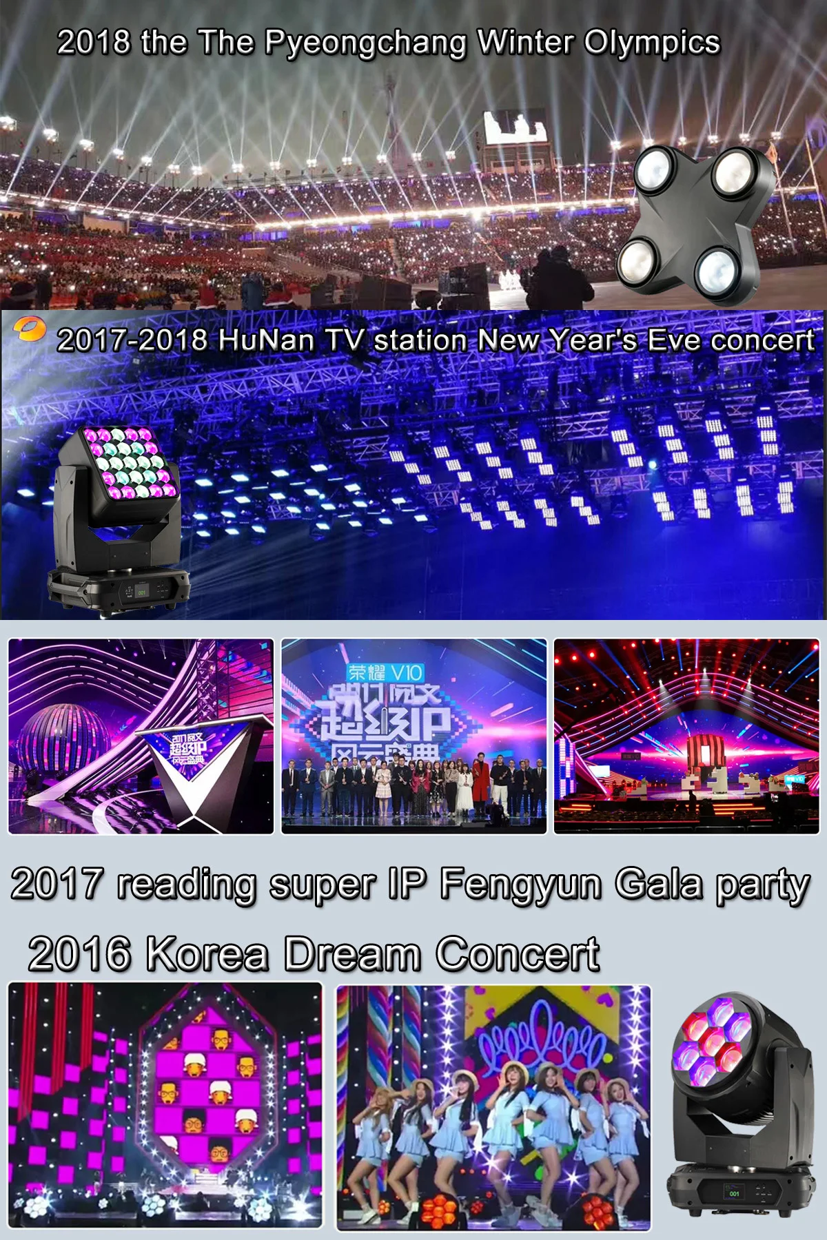 Popular High Power Led 350w White Color Professional Stage Led Follow ...