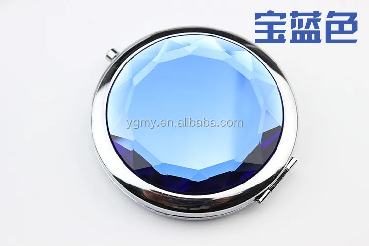 Colorful Crystal Beauty Mirrors Bridal Shower Favors Compact Mirror ...