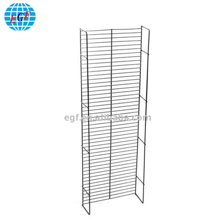 Customized Multifunction Metal Floor Wire Grid Panel Display Rack - Buy ...