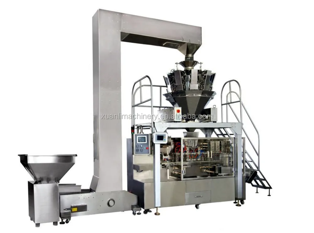 Automatic Premade Pouch Rotary Packing Machine For Powder - Buy ...