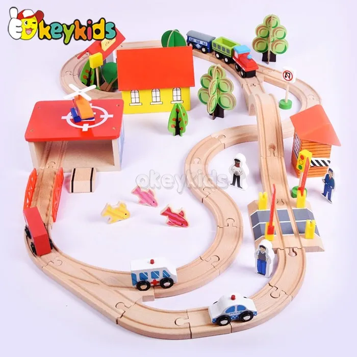2016 Wholesale Baby Wooden Train Tracks,Electric Kids Wooden Train ...