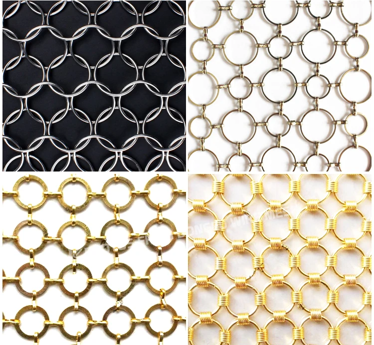 Dongfu Stainless Steel Chain Mail Fabric - Durable & Versatile