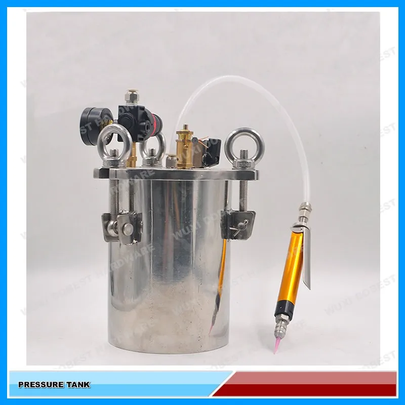 10l Sus304 Adhesives Dispensing Pressure Tank For High Viscosity Glue ...